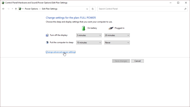 High performance power plans – ZwiftHacks