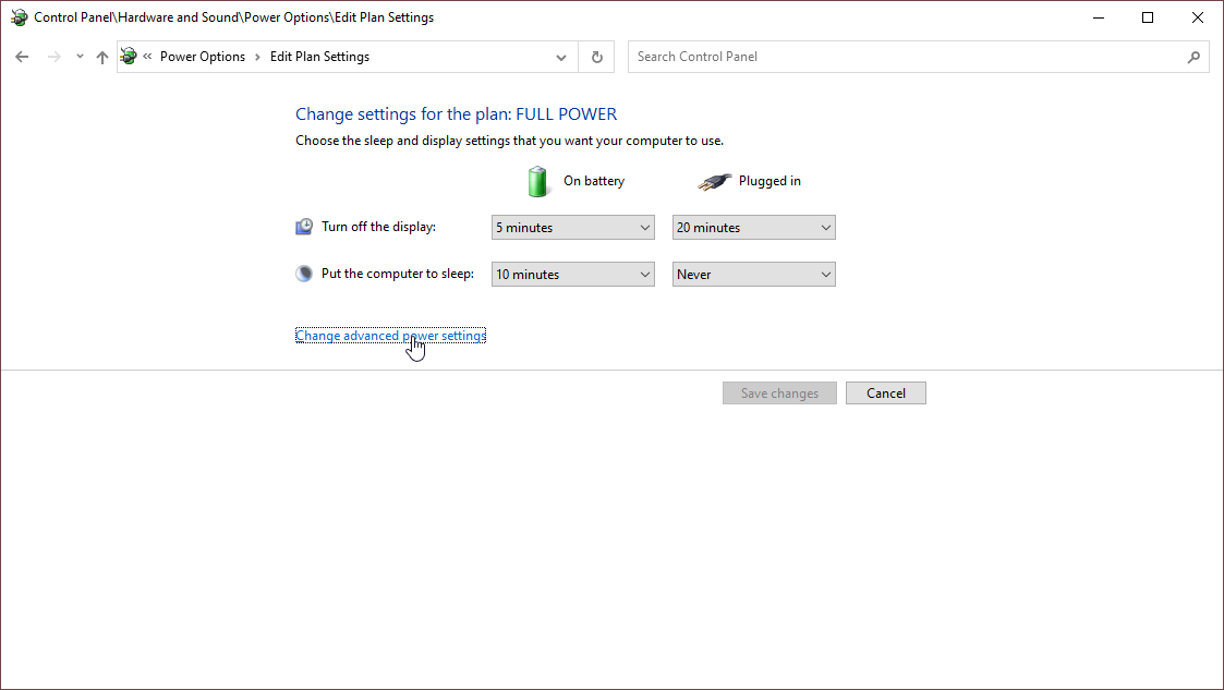 High performance power plans – ZwiftHacks
