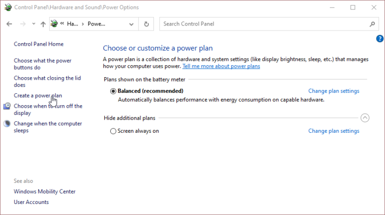 High performance power plans – ZwiftHacks