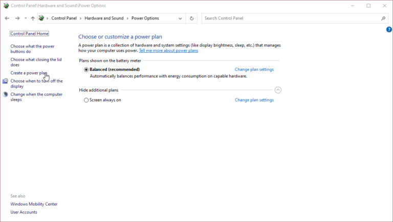 High performance power plans – ZwiftHacks