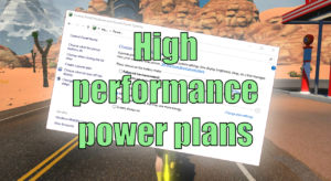 High performance power plans – ZwiftHacks