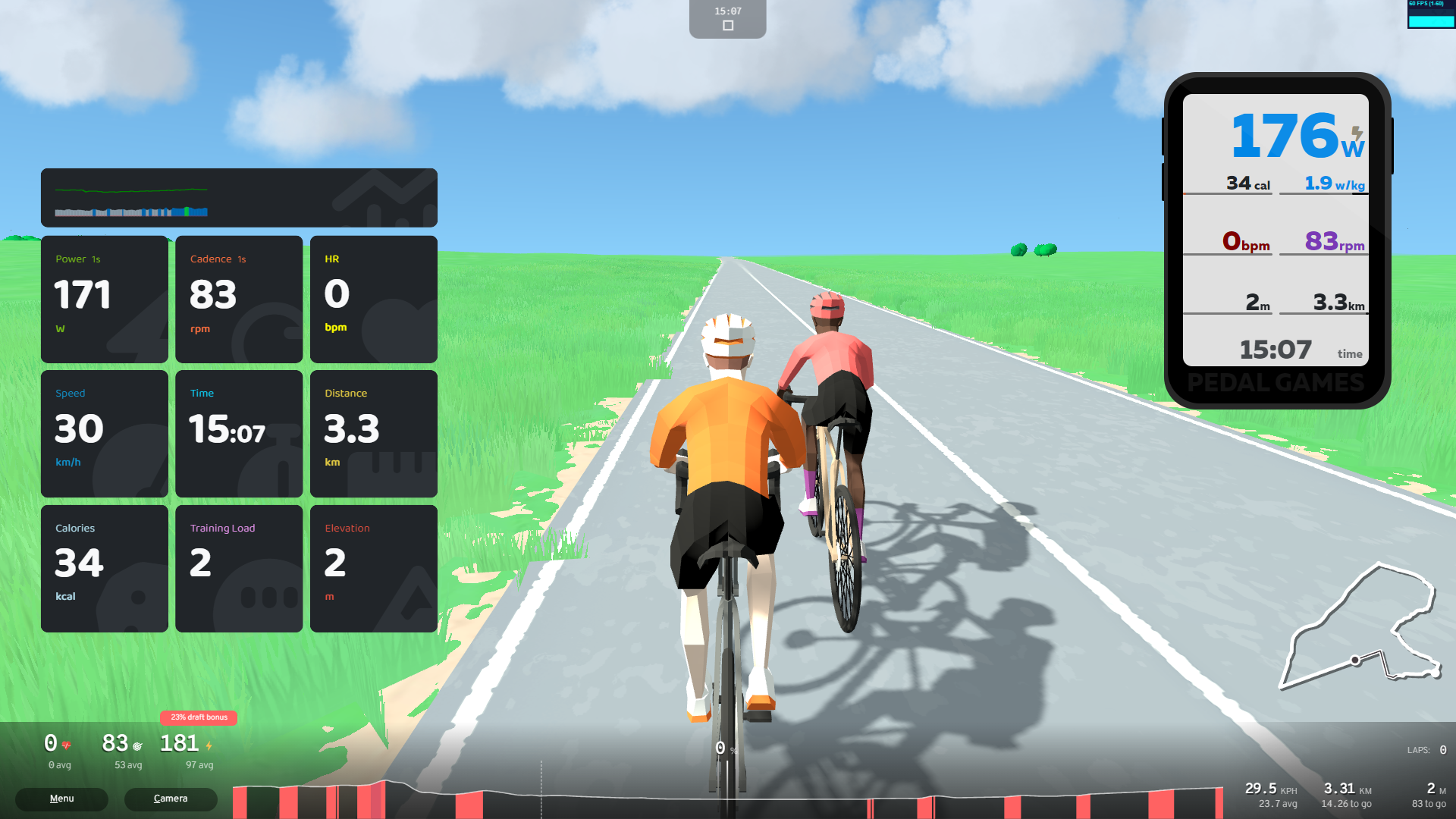 Pedal Games – Unstructured training – ZwiftHacks